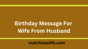 60 Simple Wishes and Birthday Message For Wife From Husband ...